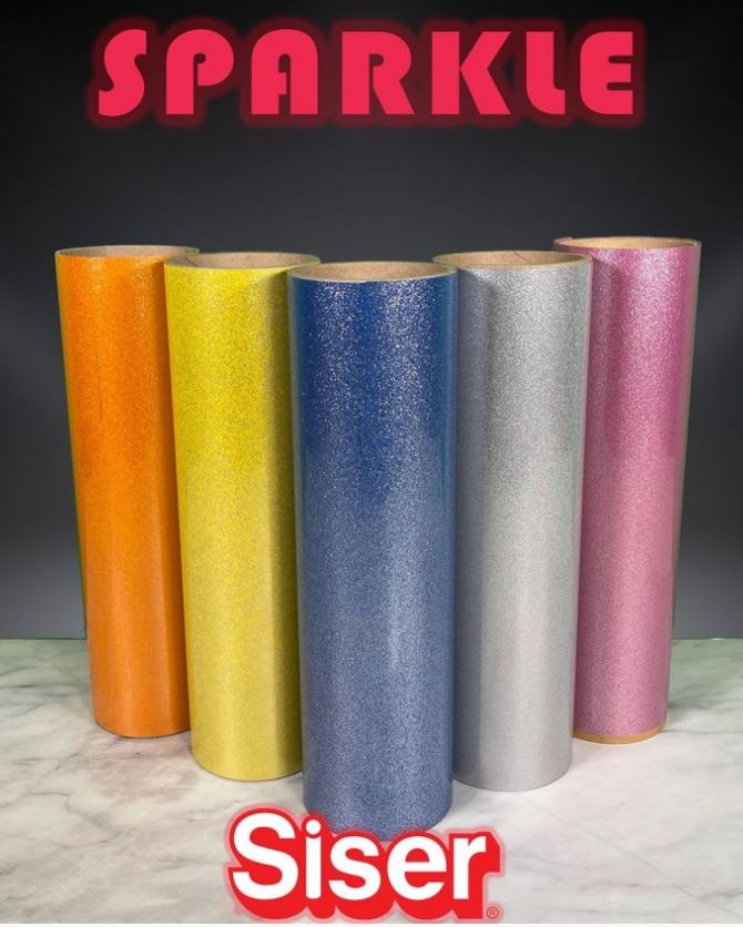 PIE DE VINIL TEXTIL TIPO DIAMANTINA SISER SPARKLE 12" – 3d4 Designers