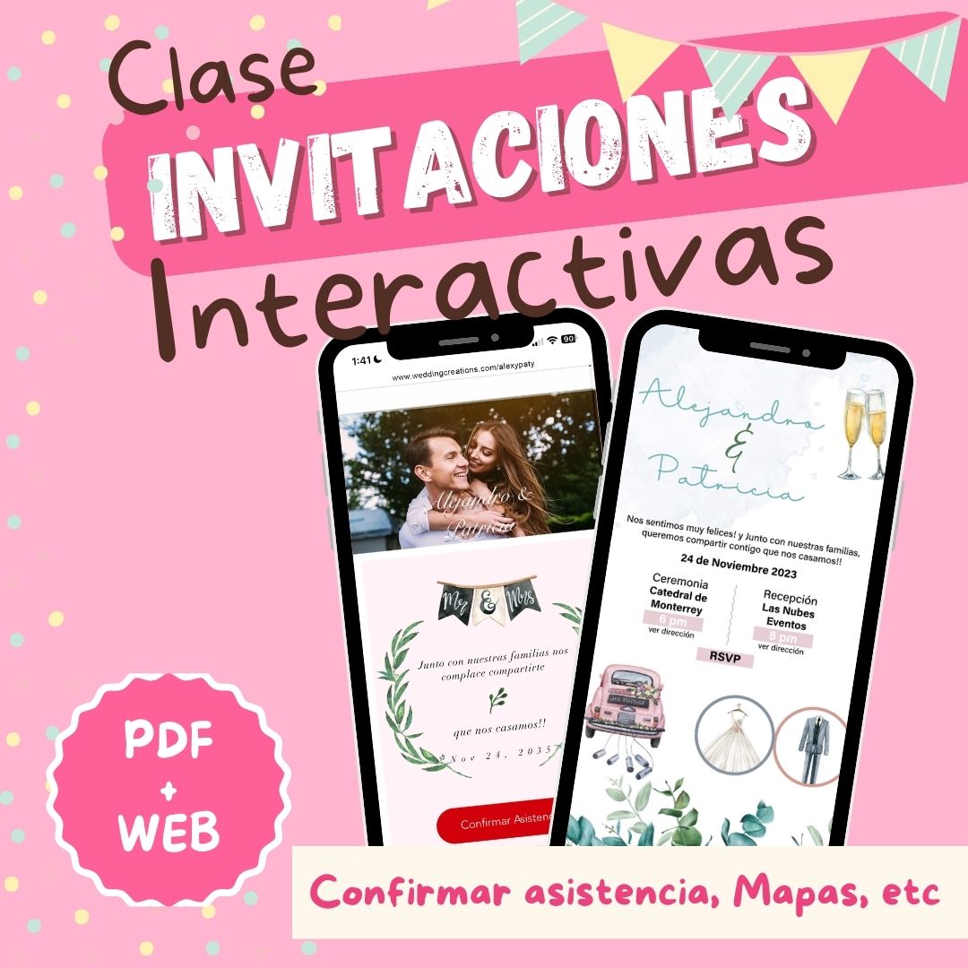 Curso de Invitaciones Interactivas en Linea Completo – 3d4 Designers
