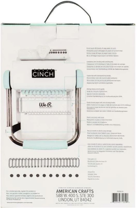 Engargoladora Cinch perforacion redonda 2:1 – 3d4 Designers