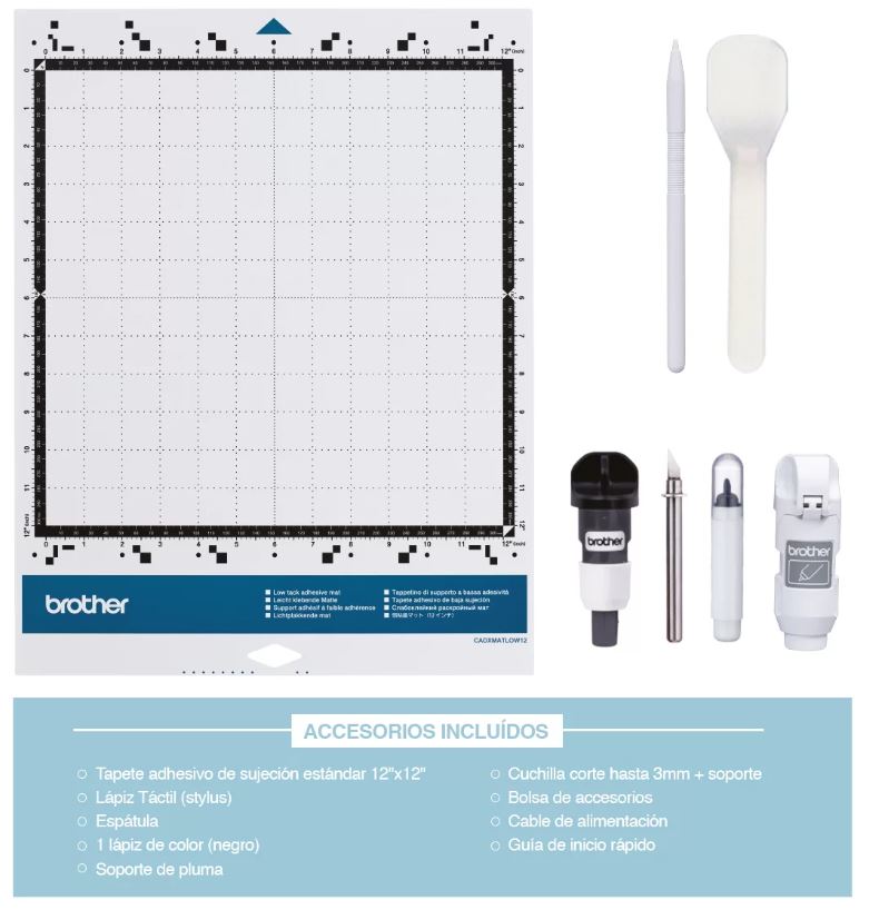 Mini plotter de corte Scan N Cut Brother SDX125 – 3d4 Designers